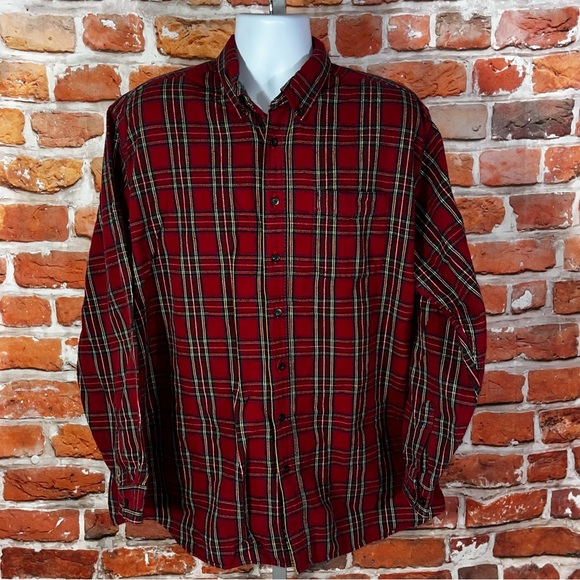 L.L. Bean | Shirts | Ll Bean Red Flannel Xl Tall | Poshmark